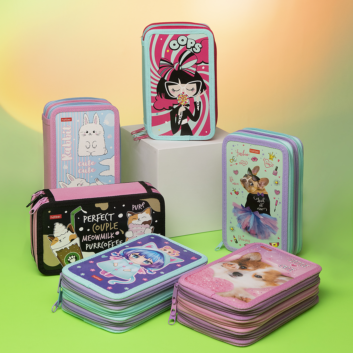 Каркасные пеналы Hatber: 3 уровня вместимости!