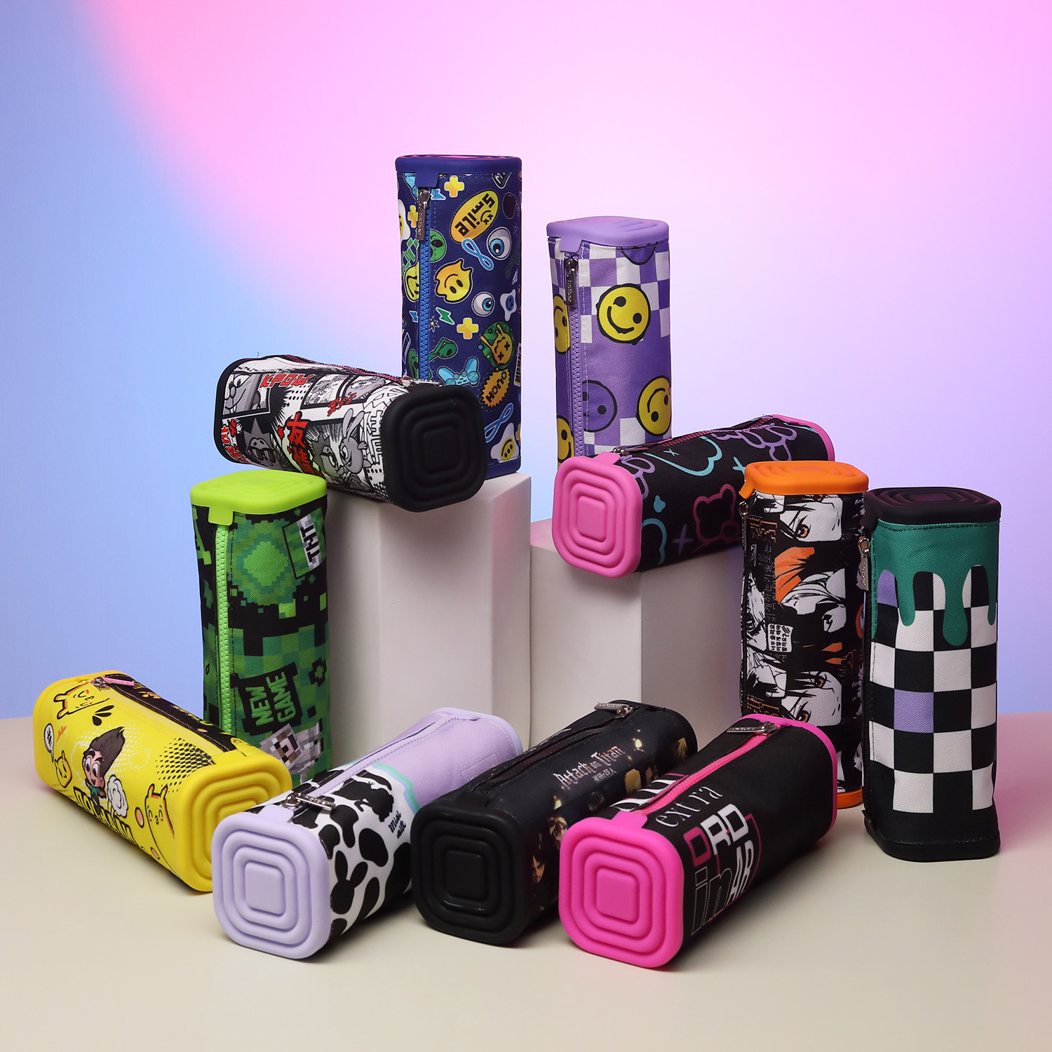 Модель 2024 от Hatber. Тканевые пеналы с силиконовыми боковинами!